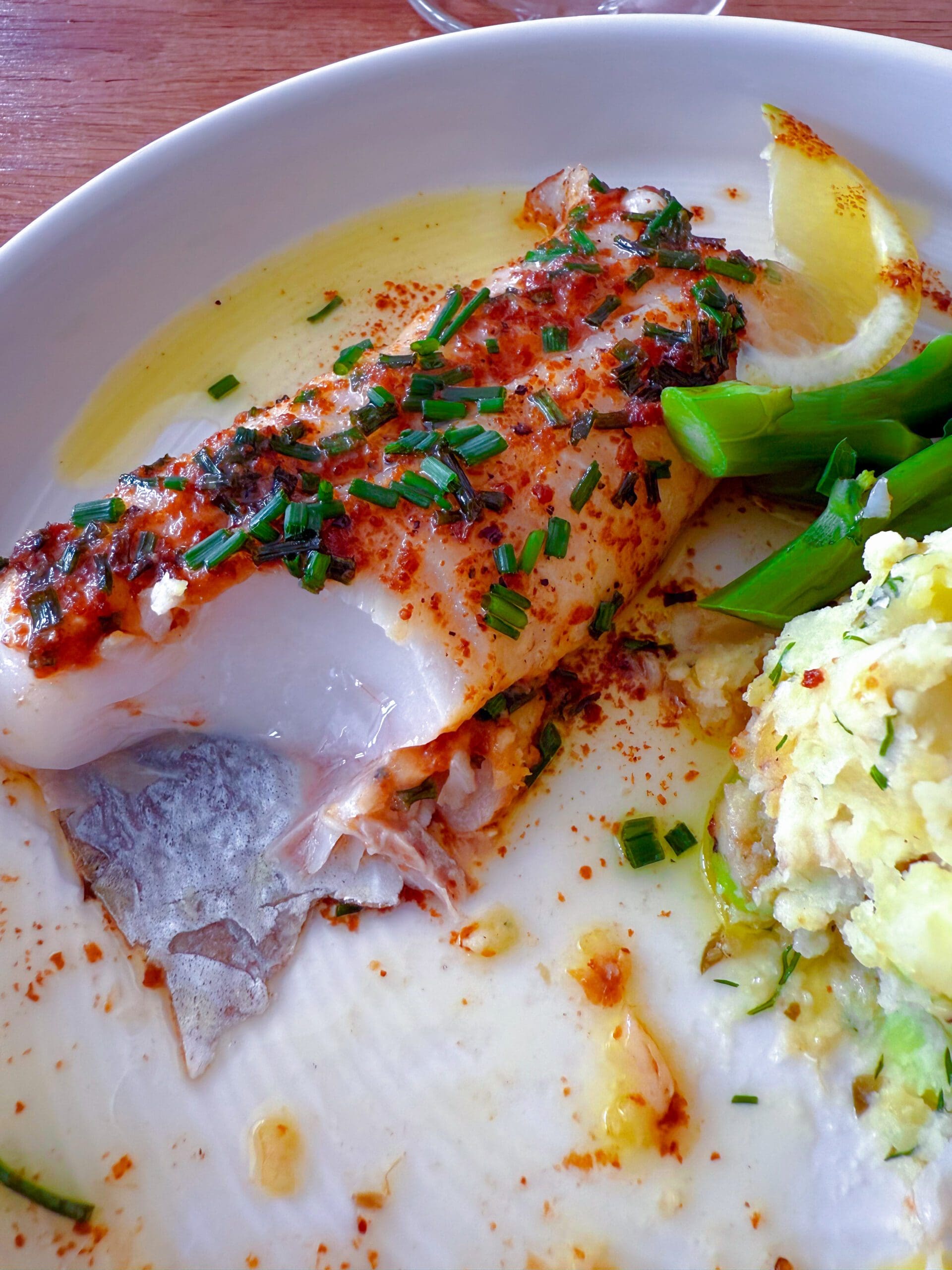The Ultimate British Summer Recipe. Smoked Garlic Buttered Cornish Hake ...