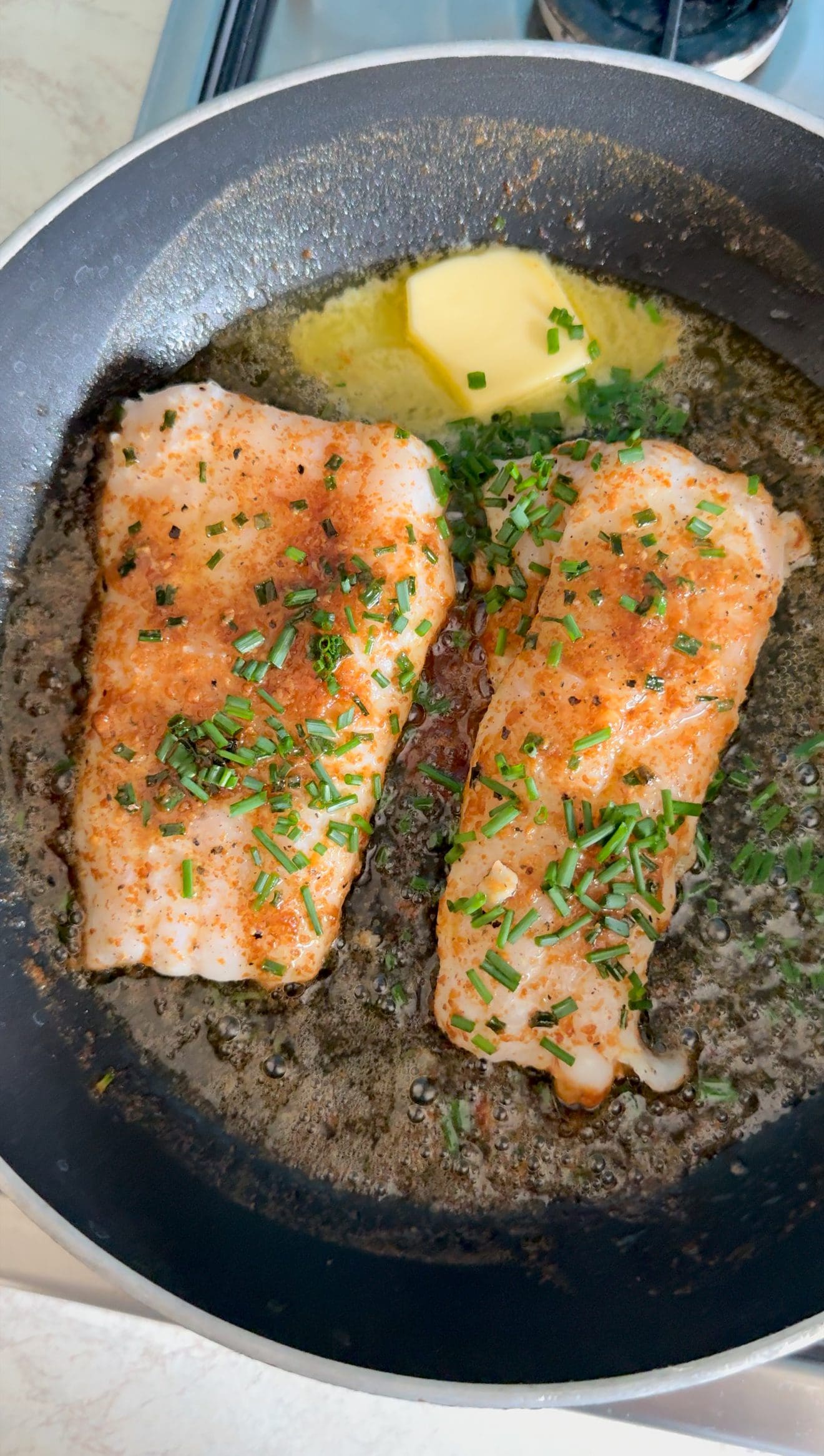 The Ultimate British Summer Recipe. Smoked Garlic Buttered Cornish Hake ...